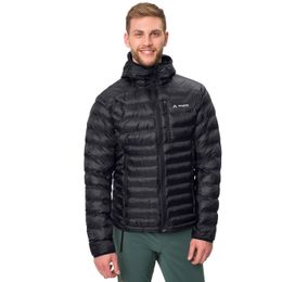 Vaude Herren Steppjacke "Men's Batura Hooded Insulation Jack", schwarz, Gr. XXL, unifarben, Web, Obermaterial: 100% Polyamid, Jacken