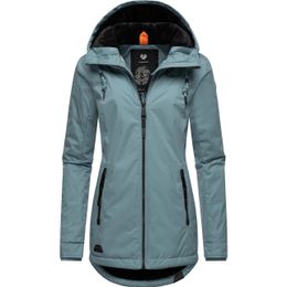 Ragwear Damen Winterjacke "Zuzka Winter", blau, Gr. M, Au&szlig;enmaterial: 100% Polyester; Innenfutter: 100% Polyester; Kapuzenfutter: 100% Polyester;