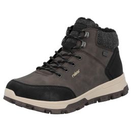 Rieker Herren Winterboots, Gr. 46, braun, Synthetik, Textil, Schuhe, mit komfortabler SoftFoam-Innensohle, Freizeitschuh, Schnürschuh