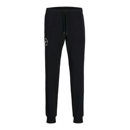 Jack & Jones JACK & JONES Herren Sweathose "JPSTGORDON JJSIMON SWEAT PANTS NAF", schwarz, Gr. S, unifarben, angeraute Sweatware, Obermaterial: 60% Baumwolle, 40%