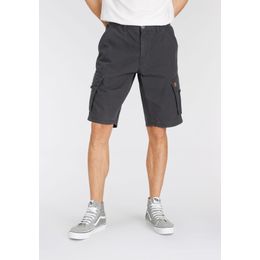 AJC Herren Cargoshorts, grau, Gr. 40, unifarben, Web, Obermaterial: 100% Baumwolle, Hosen, aus strukturiertem Web