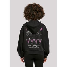 F4NT4STIC Damen Kapuzenpullover "Pink Floyd Tour NYC", schwarz, Gr. XXL, Obermaterial: 100% Baumwolle, Pullover, Print