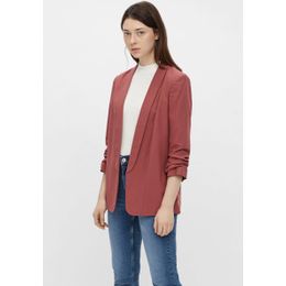 Pieces Damen Blusenblazer "PCBOSELLA 3/4 BLAZER NOOS", beige, Gr. XS, unifarben, Web, Obermaterial: 79% Polyester, 16% Viskose, 5% Elasthan, Blazer,