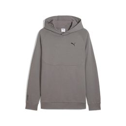 Kapuzensweatshirt Puma "TECH HOODIE DK", Herren, Gr. S, cast iron, Obermaterial: 82% Baumwolle, 18% Polyester, unifarben, regular fit normal, Sweatshirts