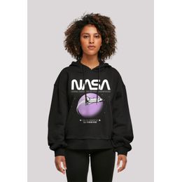 F4NT4STIC Damen Kapuzenpullover "NASA Shuttle Orbit", schwarz, Gr. XXL, Obermaterial: 100% Baumwolle, Pullover, Print