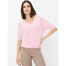 Brax Damen Strickpullover "Style LESLEY", rosa, Gr. 36, Strick, 86% Viskose, 14% Polyester, Pullover
