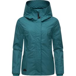 Ragwear Damen Outdoorjacke "Vannesa", blau, Gr. S, Au&szlig;enmaterial: 100% Polyester; Innenfutter: 100% Polyester, Jacken, Wasserdichte Damen