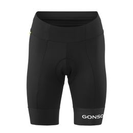Gonso Damen Fahrradhose "Essential Shorts Kit W", schwarz, Gr. 40, 78% Polyamid (recycelt), 22% Elasthan, Hosen, Formbest&auml;ndig, strapazierf&auml;hig, hohe