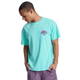 Quiksilver Herren T-Shirt "Crystal Jet", blau, Gr. S, 100% Baumwolle, Shirts