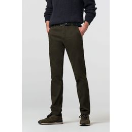 MEYER Herren Chinos "BONN", lila, Gr. 50, unifarben, 98% Baumwolle, 2% Elasthan, Hosen, mit Ziersteppung und Knopf