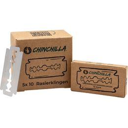 Chinchilla Rasierklingen f&uuml;r Rasierhobel universell 50 St&uuml;ck - Verbrauchsartikel Bad