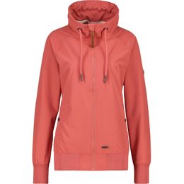 alife and kickin ALIFE & KICKIN Damen Sommerjacke "Damen JoranaAK A", rot, Gr. L, 100% Polyester, Jacken
