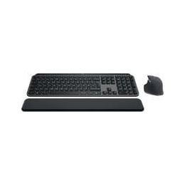Logitech MX Keys S Combo, Desktop-Set graphit, DE-Layout, Scherenmechanik, Logi Bolt, Bluetooth, kompatibel mit PC/Mac/iPad/Android