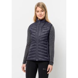 Jack Wolfskin Damen Funktionsweste "ROUTEBURN PRO INS VEST W", grau, Gr. S, 1. OBERSTOFF 100% POLYESTER 2. OBERSTOFF 93% POLYESTER, 7% ELASTHAN