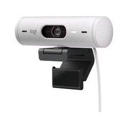 Logitech Brio 500, Webcam wei&szlig;/schwarz, Off White