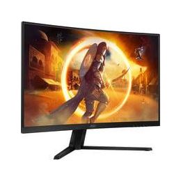 AOC CQ32G4VE, Gaming-Monitor 80 cm (31.5 Zoll), schwarz (matt), QHD, Fast-VA, Curved, HDMI, DP, HDR, 180Hz Panel