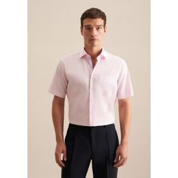 Seidensticker Herren Businesshemd "Regular", rosa, Gr. 41, unifarben, 100% Baumwolle, Hemden, Regular Kurzarm Kentkragen Uni