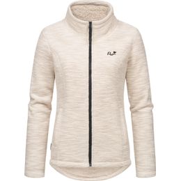 Ragwear Damen Strickjacke "Liram Melange", grau, Gr. 5XL, Grobstrick, Obermaterial: 56% Baumwolle, 44% Polyester, Innenfutter: 100% Polyester,