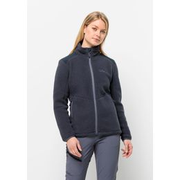 Jack Wolfskin Damen Fleecejacke "KAMMWEG PILE FZ W", grau, Gr. XS, 1. OBERSTOFF 100% POLYESTER 2. OBERSTOFF 100% POLYAMID FUTTER 100% POLYESTER,