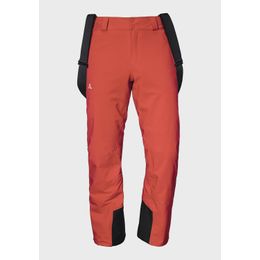Sch&ouml;ffel SCH&Ouml;FFEL Damen Latzhose "Ski Pants Weissach M", rot, Gr. 48, Oberstoff : 100% Polyester (Membran: Polyurethan) Futter : 100% Polyester Wattierung :