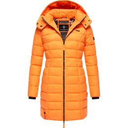 Marikoo Damen Steppmantel "Abendsternchen", orange, Gr. S, Oberstoff: 100% Nylon, Futter: 100% Polyester, Wattierung: 100% Polyester, Ärmelfutter: