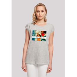 F4NT4STIC Damen T-Shirt "Pinocchio", grau, Gr. S, Obermaterial: 100% Baumwolle, Shirts, Retro, Heroes of Childhood, TV Serie