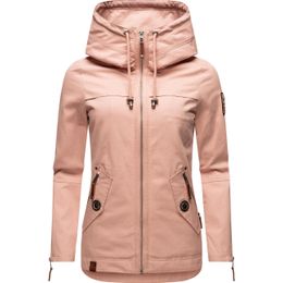 Navahoo Damen Outdoorjacke "Wekoo", rosa, Gr. M, Oberstoff: 100% Baumwolle, Futter: 100% Polyester, Ärmelfutter: 100% Polyester, Jacken, moderner