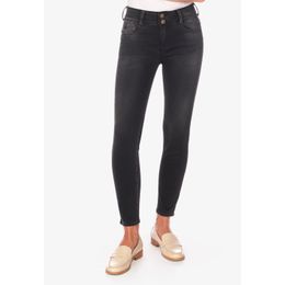Damen Bequeme Jeans "ULTRPULC", schwarz, Gr. 26, Le Temps Des Cerises, 70% Baumwolle, 26% Polyester, 4% Elasthan, Jeans, im Slim Fit-Schnitt