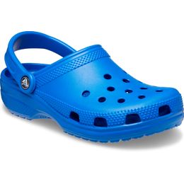 Crocs Damen Clog "Classic", Gr. 37, blau, Croslite , Schuhe, Sommerschuh, Gartenschuh, Poolslides, mit typischem Logo