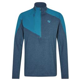Ziener Herren Sweater "JAPVO", blau, Gr. 48, Obermaterial: 1. 88% Polyester (recycelt), 12% Elasthan, 2. 94% Polyester, 6% Elasthan;, Sweatshirts