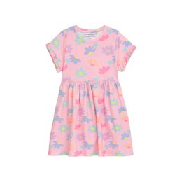 DANAMADE Mädchen Jerseykleid "DANAMADE Dresses DELLY", rosa, Gr. 104, 95% Polyester 5% Elasthan, Kleider