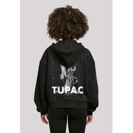 F4NT4STIC Damen Kapuzenpullover "Tupac Shakur Praying", schwarz, Gr. 5XL, Obermaterial: 100% Baumwolle, Pullover, Print