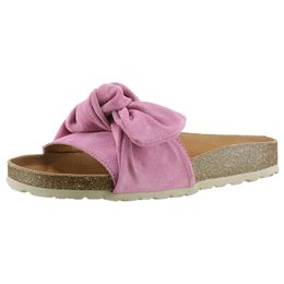 VERBENAS Damen Pantolette "Roxy Roda", Gr. 39, lila, Veloursleder, Schuhe, Sommerschuh, Schlappen, Strandschuh zum Schlupfen
