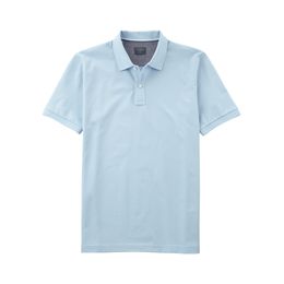 OLYMP Herren Poloshirt "Casual", blau, Gr. L, Piqué, Obermaterial: 100% Baumwolle, Shirts