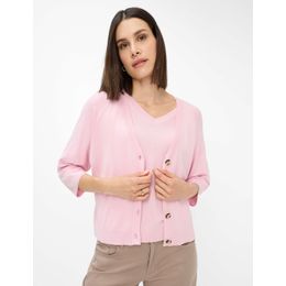 Brax Damen Cardigan "Style ANIQUE", rosa, Gr. 42, Strick, 86% Viskose, 14% Polyester, Strickjacken