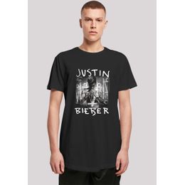 F4NT4STIC Herren T-Shirt "Justin Bieber Purpose Album Cover", schwarz, Gr. XXL, Obermaterial: 100% Baumwolle, Shirts, Premium Qualität, Musik, By