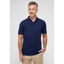 Eterna Herren Kurzarmhemd "SLIM FIT", blau, Gr. M, 56% Baumwolle, 5% Elasthan, 39% Polyester, Hemden, EASY IRON (b&uuml;gelleicht)