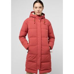 Jack Wolfskin Damen Daunenmantel "NORDLICHT COAT W", rot, Gr. XS, Obermaterial: 100% Polyamid ; Futter: 100% Polyester; F&uuml;llung: 80% Entendaunen, 20%