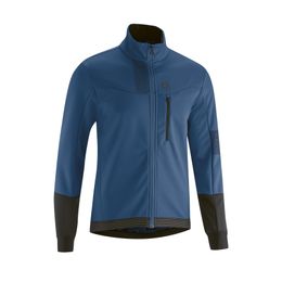 Gonso Herren Fahrradjacke "Valaff", blau, Gr. XXXL, 100% Polyester, Jacken, Herren Softshell-Jacke, Windjacke atmungsaktiv und wasserabweisend
