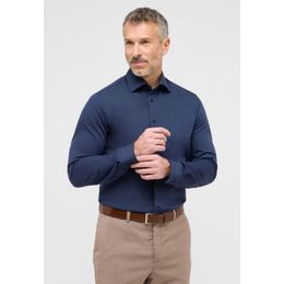 Eterna Herren Langarmhemd "SLIM FIT", blau, Gr. 38, Twill, 46% Baumwolle, 8% Elasthan, 46% Polyester, Hemden, NON IRON (b&uuml;gelfrei)