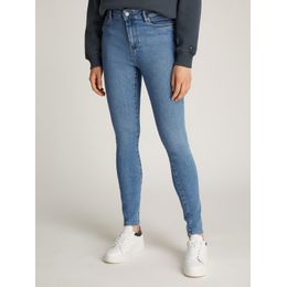 Tommy Hilfiger Damen Skinny-fit-Jeans "Harlem Skinny High Waist"uma, Gr. 25, unifarben, Denim/Jeans, Obermaterial: 94% Baumwolle, 4%