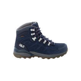 Jack Wolfskin Damen Hikingschuh "REFUGIO TEXAPORE MID W", Gr. 4, blau, Main Material Second Material 100% Polyamide Lining Sole 100% Rubber/ EVA,