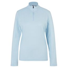 Ziener Damen Sweater "JENITA", blau, Gr. 42, Obermaterial: 88% Polyester recycled, 12% Elasthan, Sweatshirts