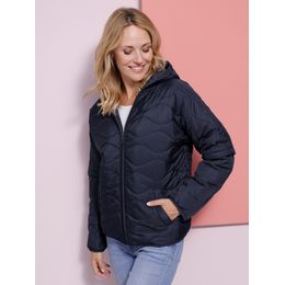Classic Basics Damen Steppjacke, blau, Gr. 44, unifarben, 100% Polyester, Futter und Wattierung:100% Polyester, Jacken