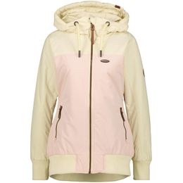 alife and kickin ALIFE & KICKIN Damen Winterjacke "Damen MaliaAK A", beige, Gr. L, 100% Polyester, Jacken