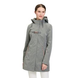 Gil Bret Damen Outdoorjackesaliva, Gr. 42, unifarben, Obermaterial: 100% Polyester, Jacken, mit Kapuze