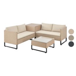 Juskys Polyrattan Lounge »Santorini«, 4-tlg.