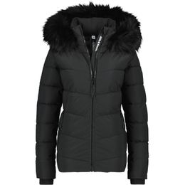 alife and kickin ALIFE & KICKIN Damen Winterjacke "Damen AdelaAK A", schwarz, Gr. L, 100% Polyester, Jacken