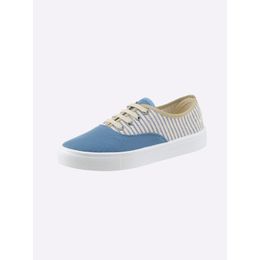 THIES Damen Sneaker, Gr. 37, blau, Textil, Schuhe
