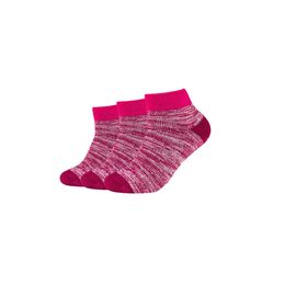Camano Mädchen Kurzsocken "Kurzsocken 3er Pack", Gr. 27, lila, 85% Polyacryl, 12% Polyester, 3% Elasthan, Socken